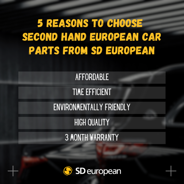 European Car in Need of Replacement Parts